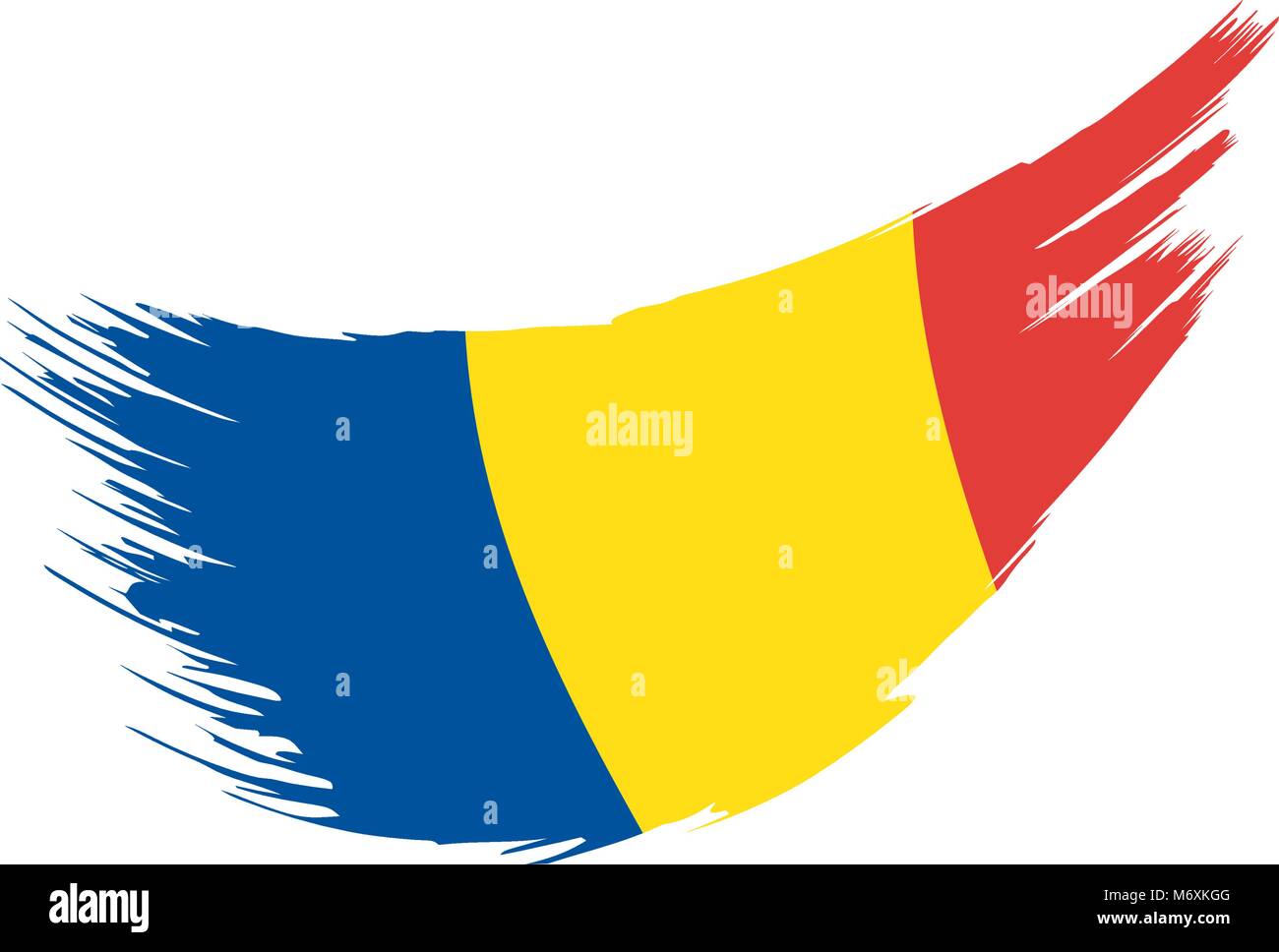 Romania flag, vector illustration Stock Vector Image & Art - Alamy