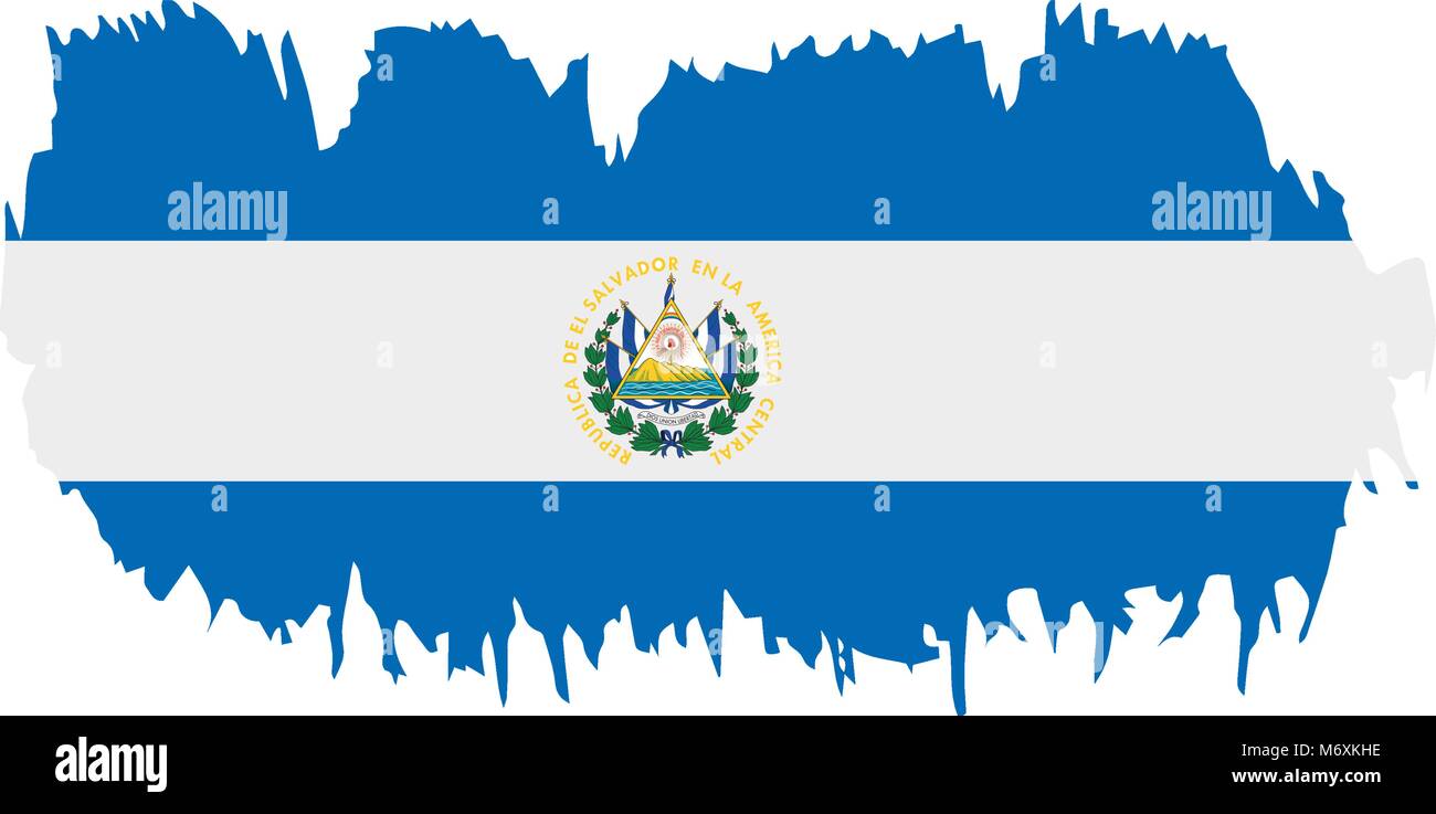 Salvador flag, vector illustration Stock Vector Image & Art - Alamy