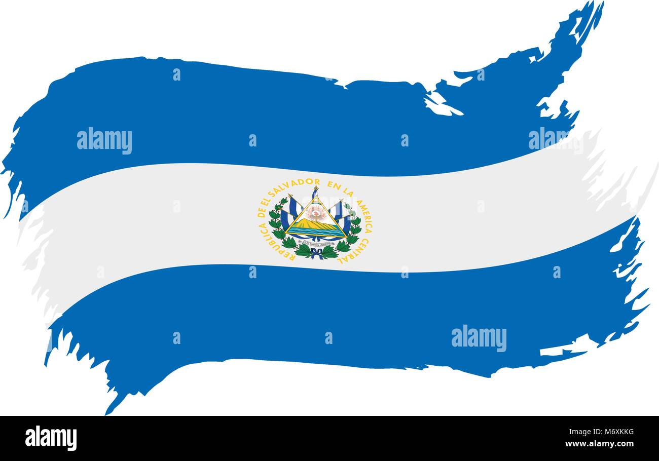 Salvador flag, vector illustration Stock Vector Image & Art - Alamy