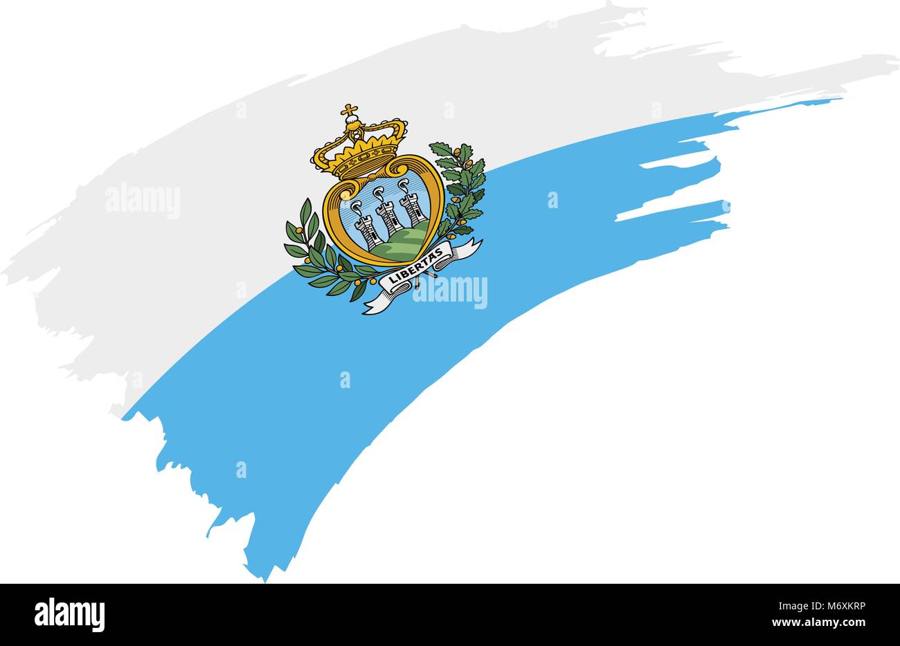 San marino flag grunge Cut Out Stock Images & Pictures - Alamy
