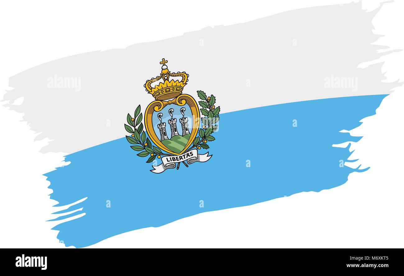 San marino flag grunge Cut Out Stock Images & Pictures - Alamy