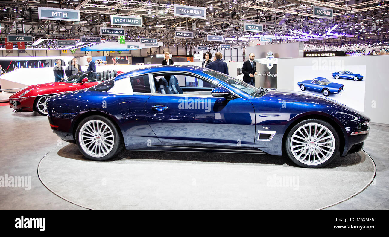 Touring Superleggera Sciadipersia, Maserati GranTurismo Stock Photo - Alamy