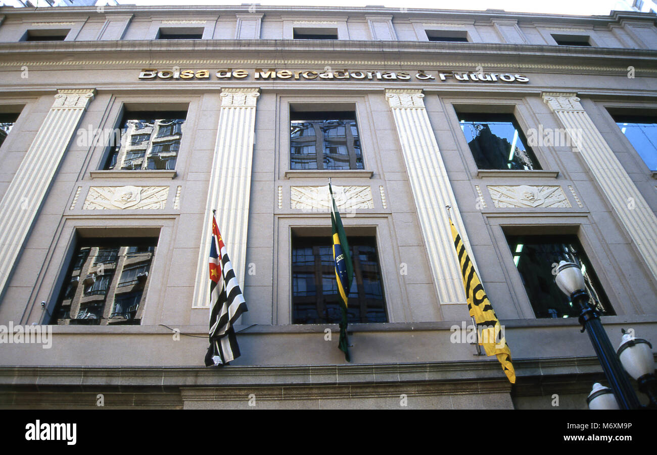 Building, Stock Exchange, Sao Paulo, Brazil Stock Photo - Alamy