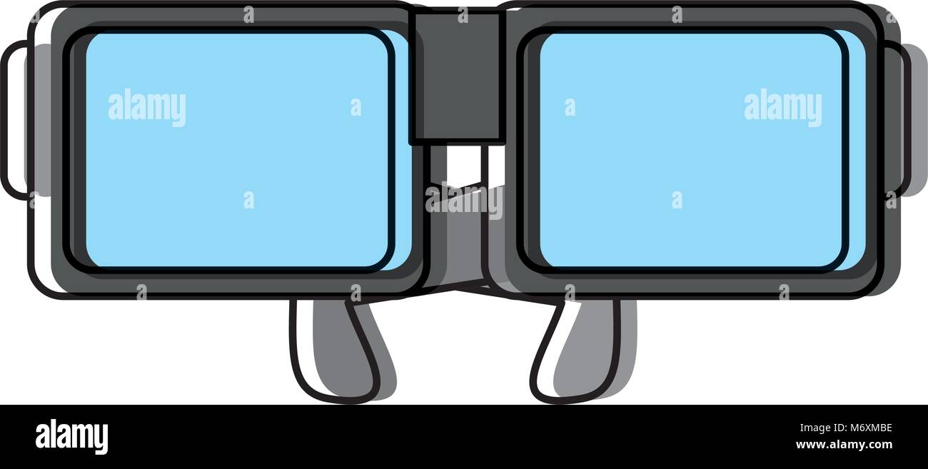 Nerd glasses icon over white background, colorful design. vector ...