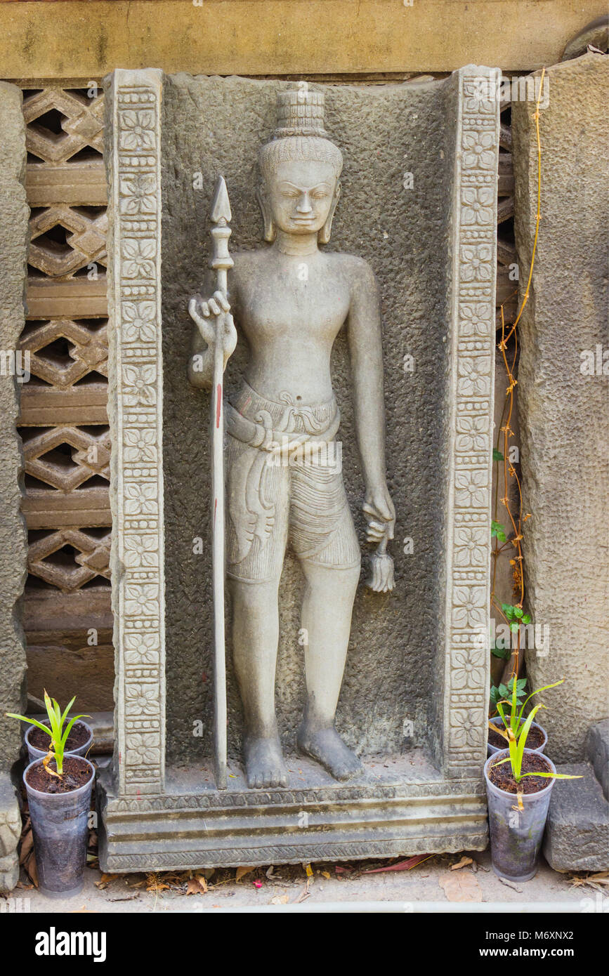 Small statue of the hero mythology of concrete for sale. Bangkok Stock ...
