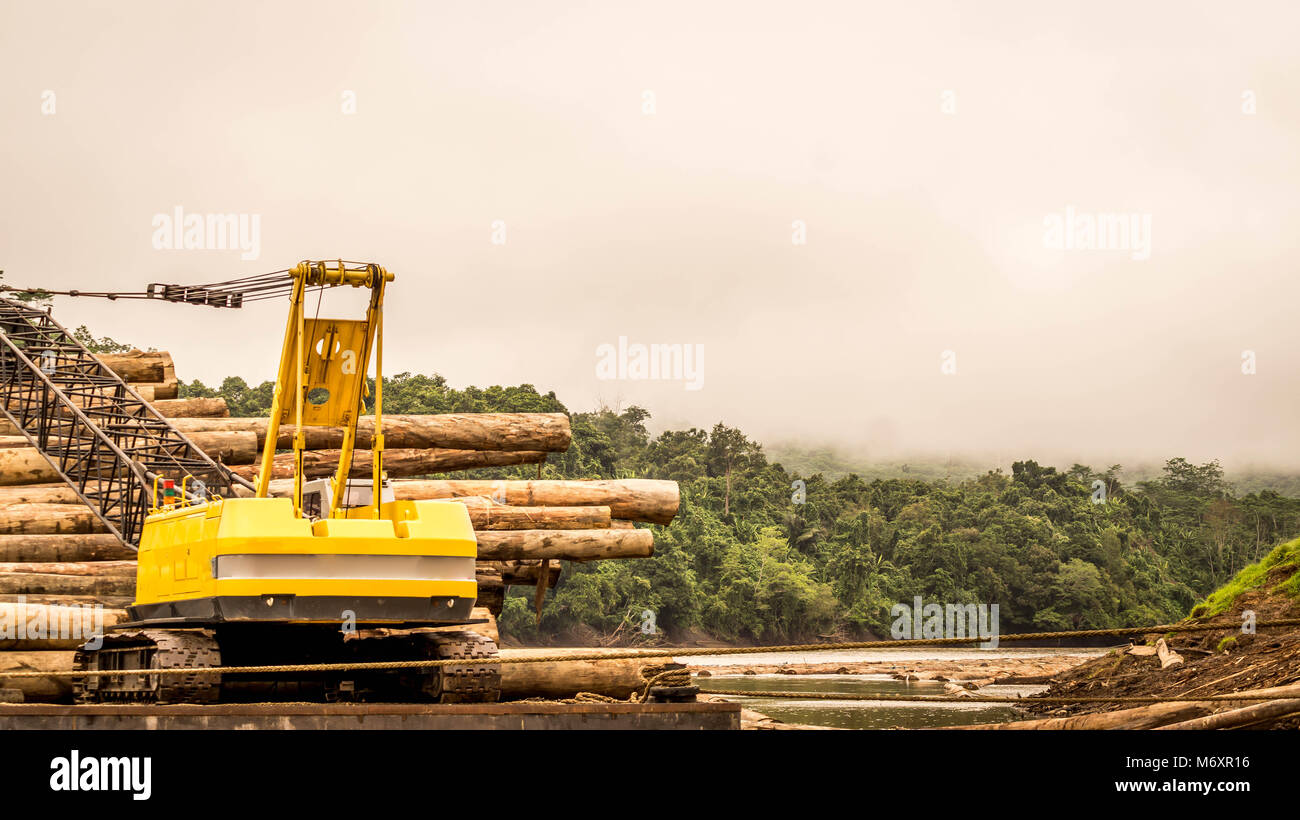 Logging Barge High Resolution Stock Photography and Images - Alamy