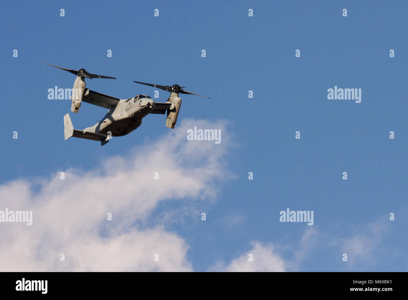 Bell Boeing V-22 Osprey tilt-rotor aircraft, operated by the US Marine ...
