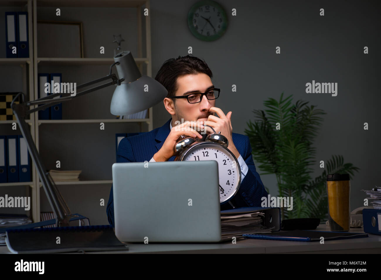 Tired businessman finish working on hi-res stock photography and images ...