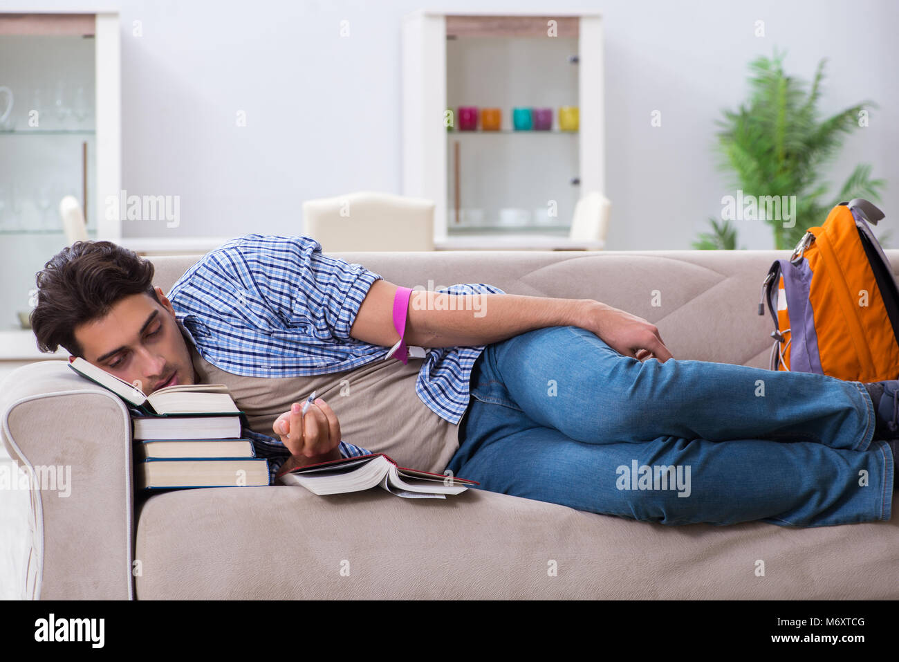 Young student suffeting from drug addiction Stock Photo - Alamy