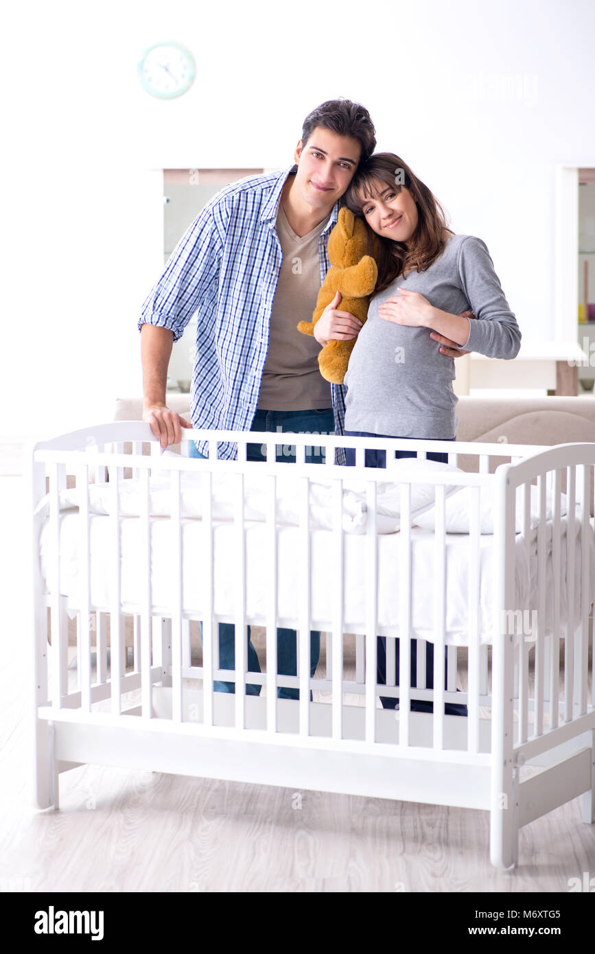 Young parents expecting their first baby Stock Photo - Alamy