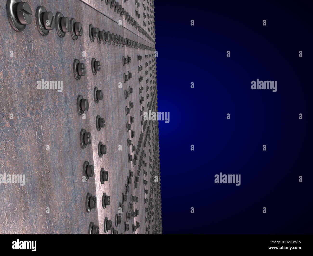 Rusty steel plates bolts hi-res stock photography and images - Alamy