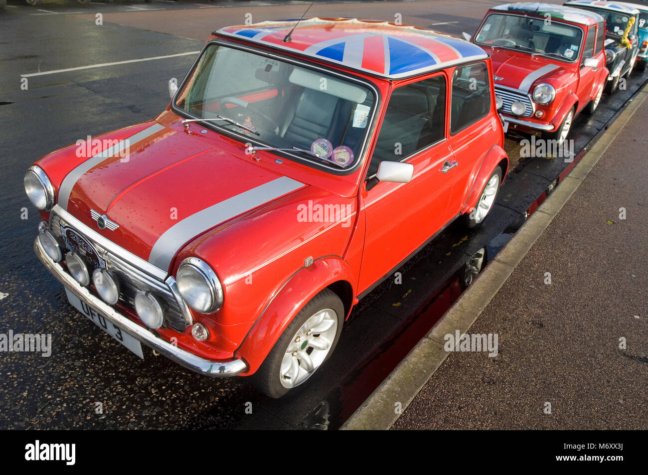 British flag mini cooper hi-res stock photography and images - Alamy
