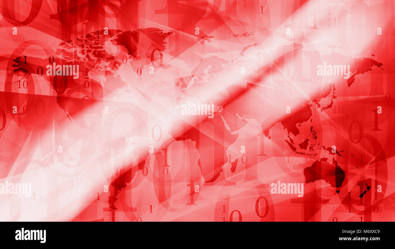 World network security red concept Stock Photo - Alamy