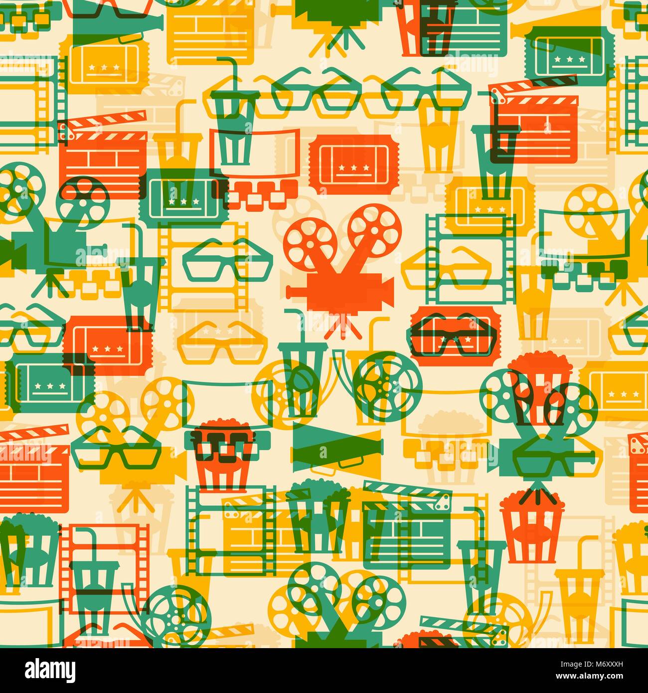 Cinema and fashion Stock Vector Images - Alamy