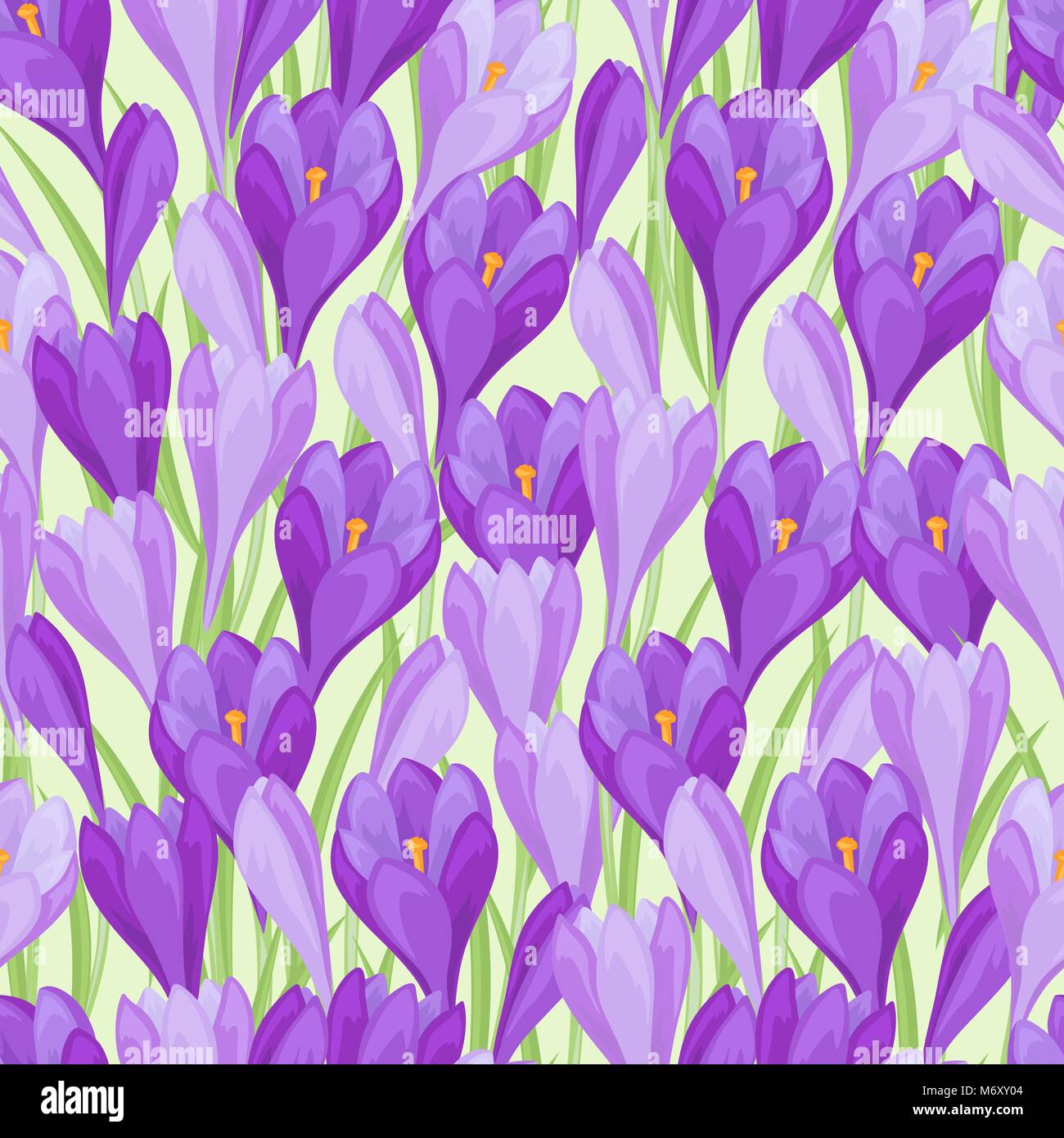 Fresh spring crocus Stock Vector Images - Alamy