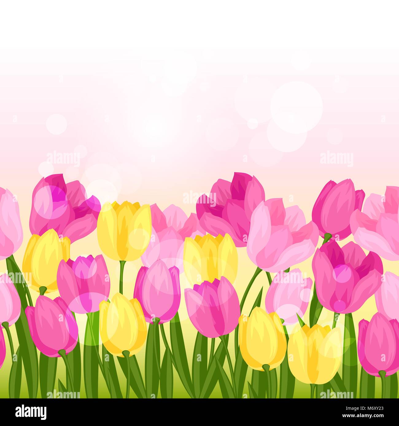 Tulip Border Clip Art