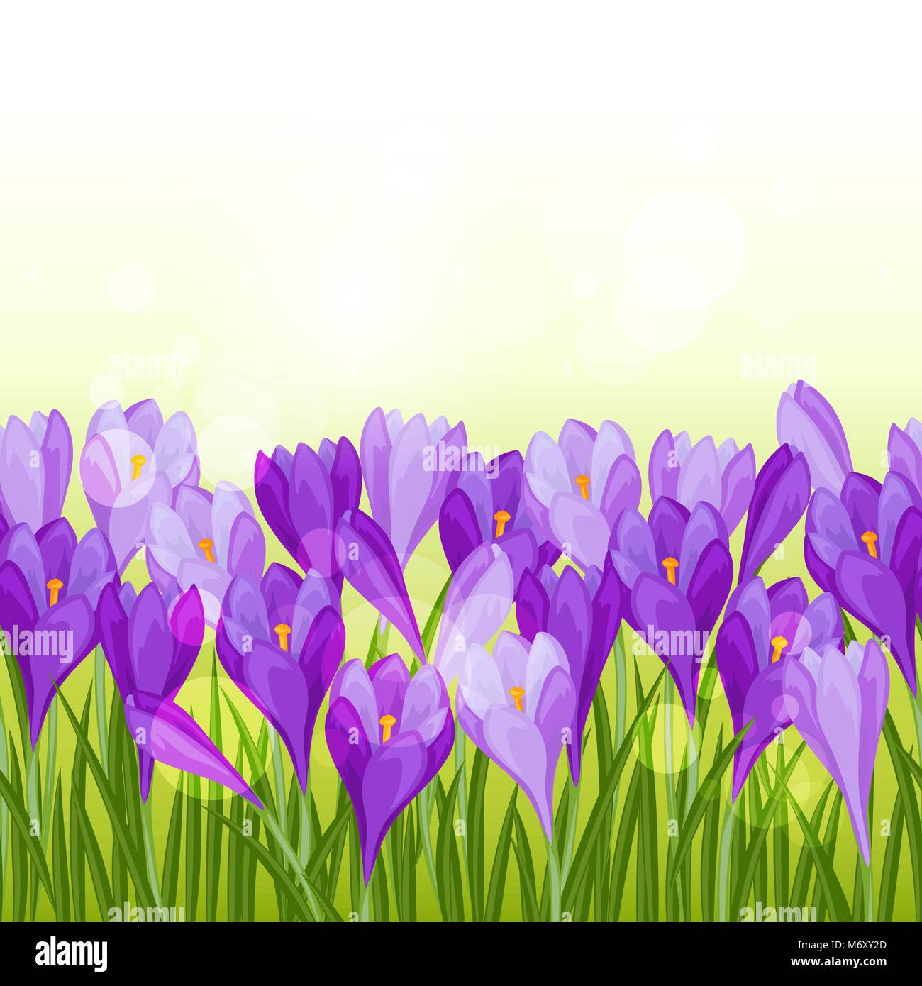 Easter seamless horizontal border Stock Vector Images - Alamy