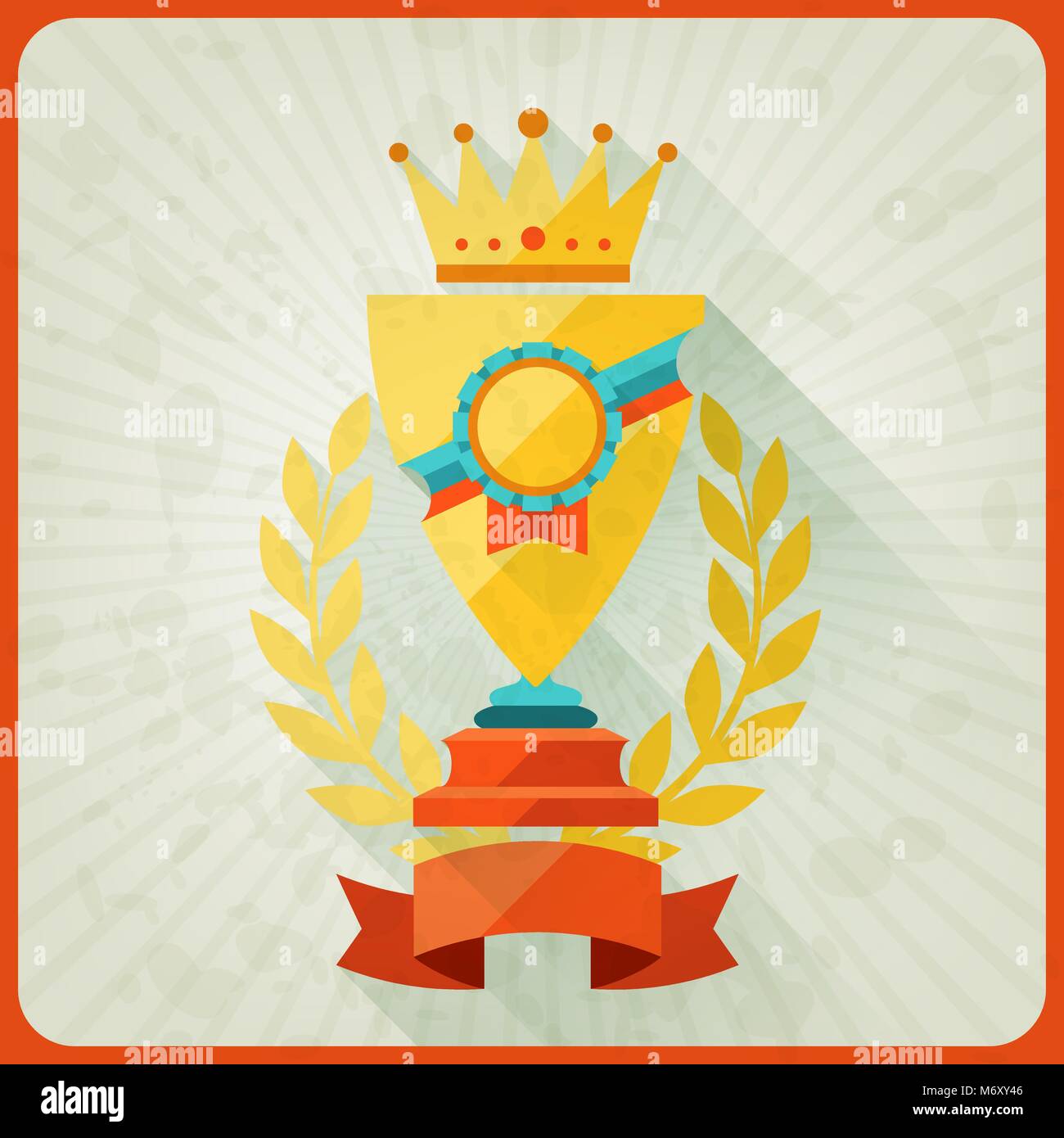 Grunge background with trophies and awards Stock Vector Image & Art - Alamy