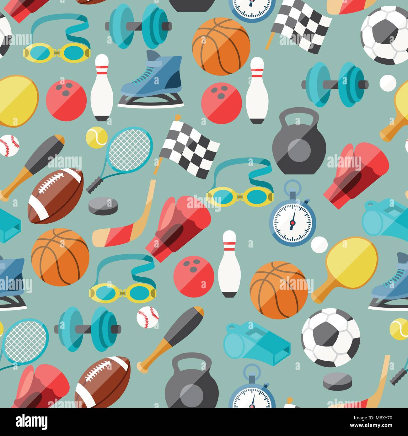 Dumbbell pattern flat Stock Vector Images - Alamy