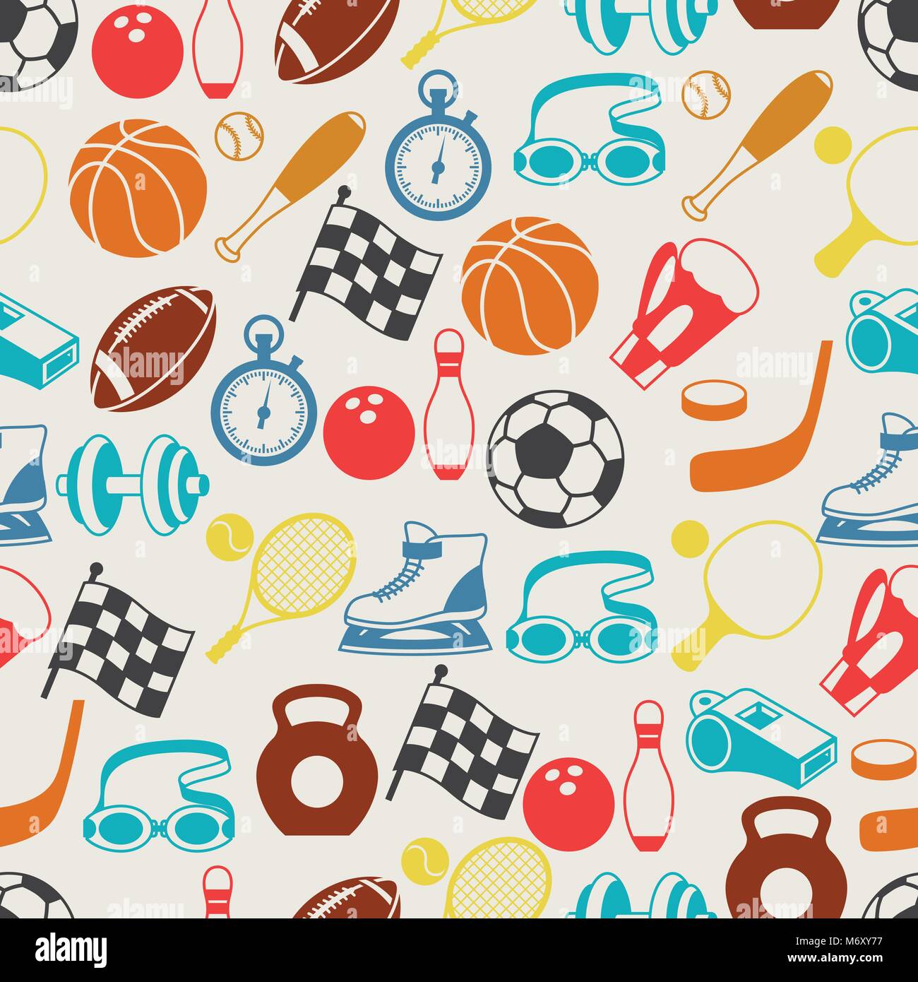 Boxing gloves seamless pattern Stock Vector Images - Alamy