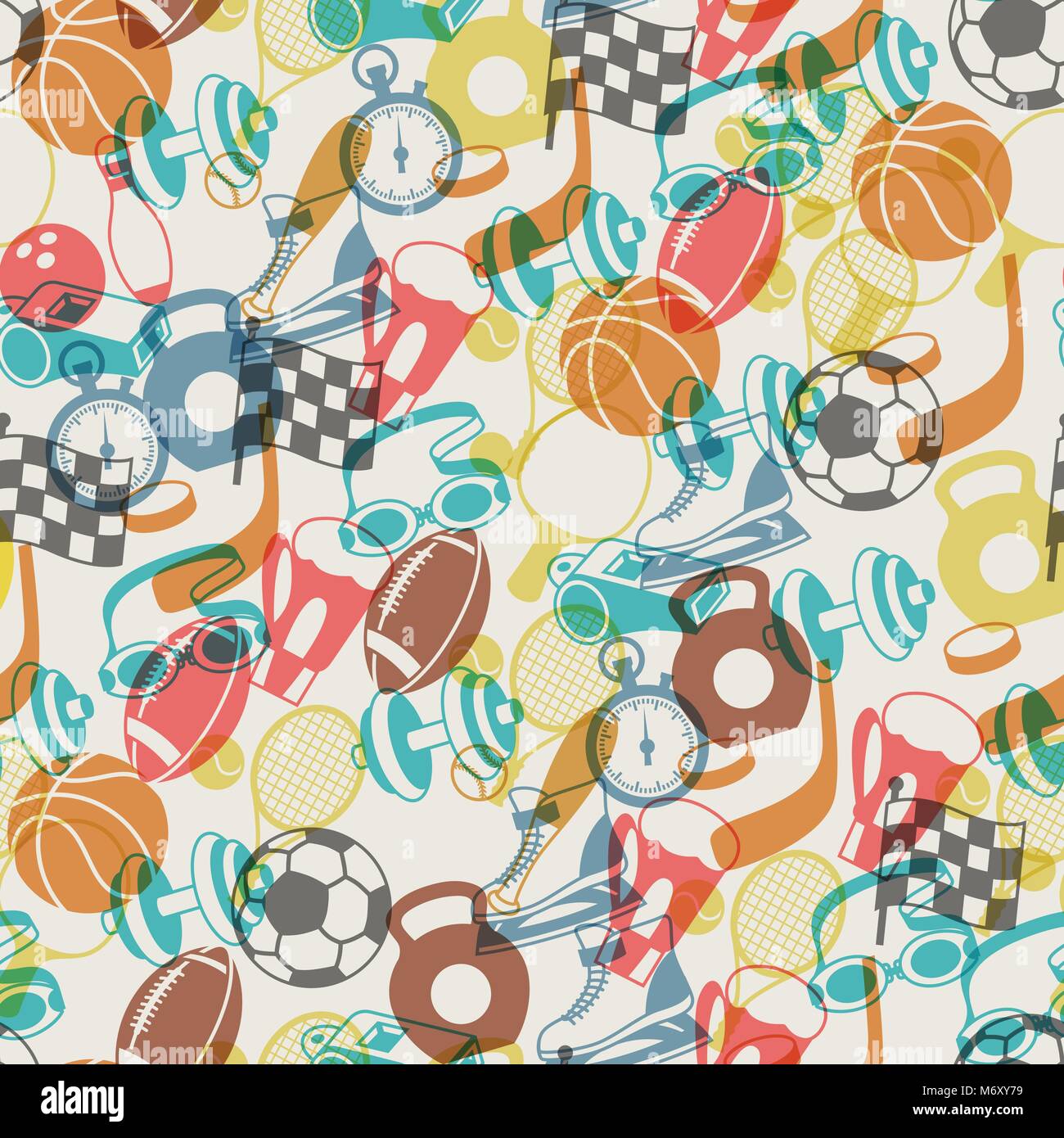 Dumbbell pattern flat Stock Vector Images - Alamy