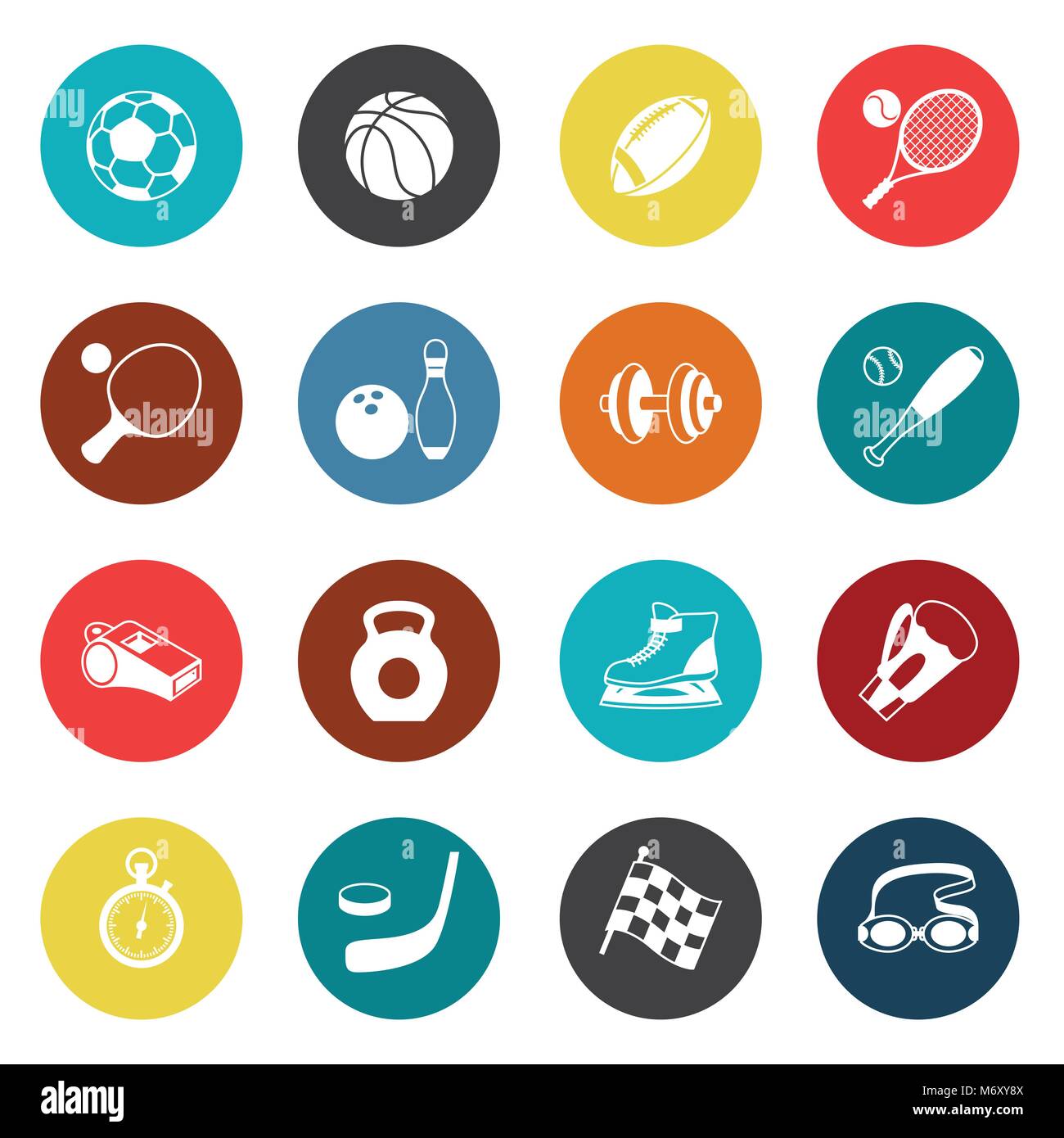 Sport icons hi-res stock photography and images - Alamy