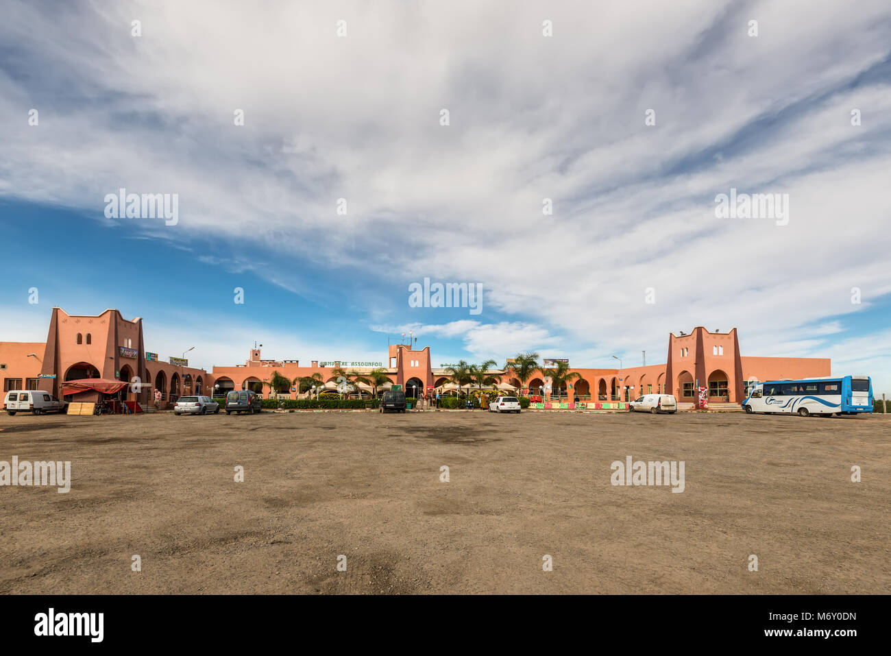 Skhour Des Rehamna, Morocco - December 8, 2016: Tourist complex and ...