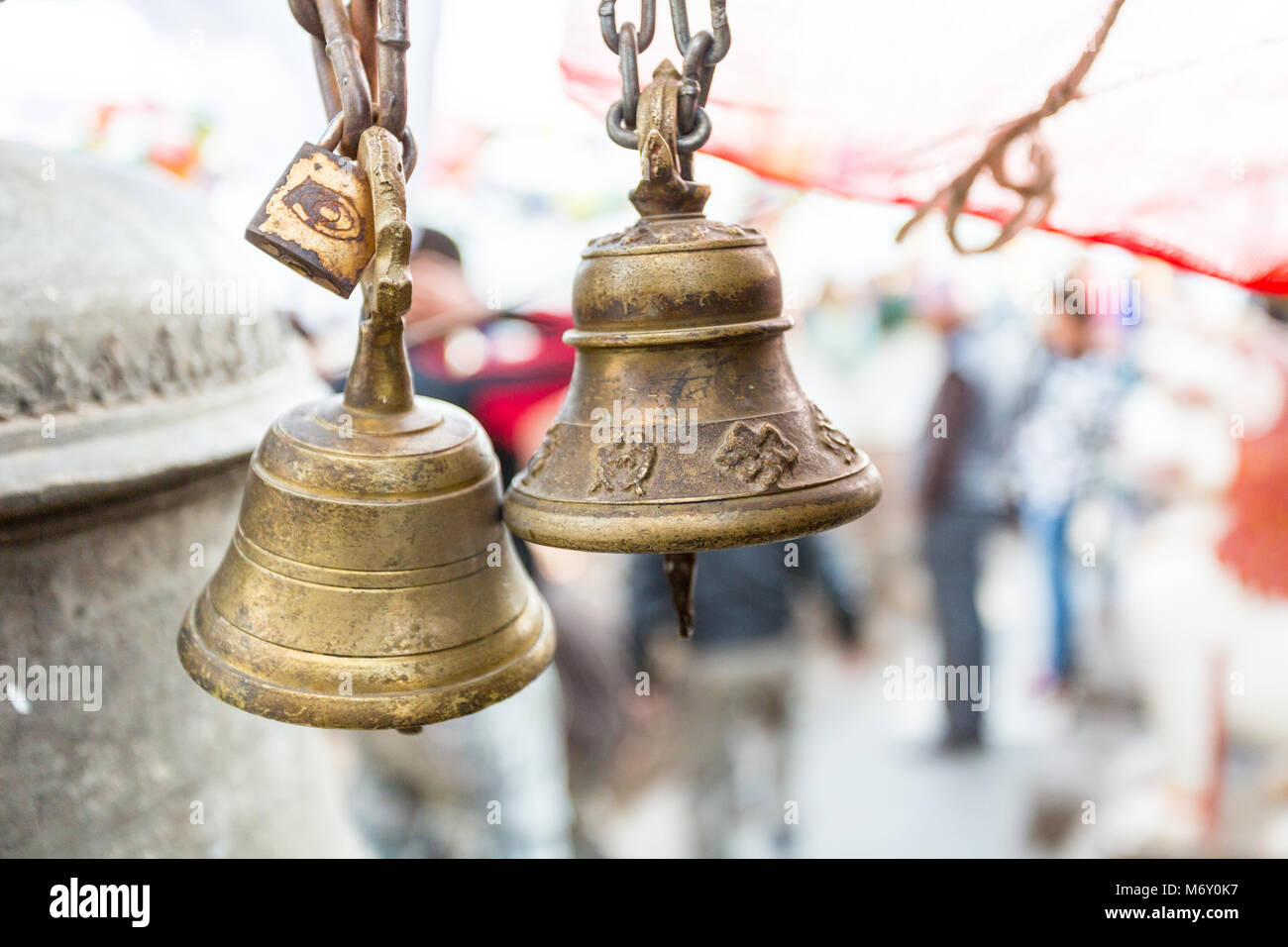 Bells in a Bunch Stock Photo - Alamy