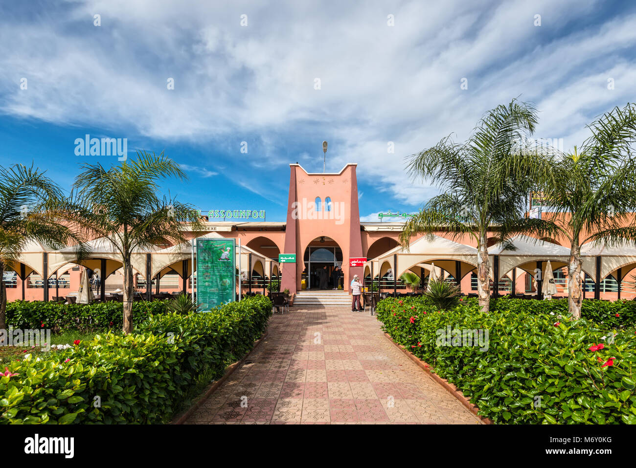Skhour Des Rehamna, Morocco - December 8, 2016: Tourist complex and ...