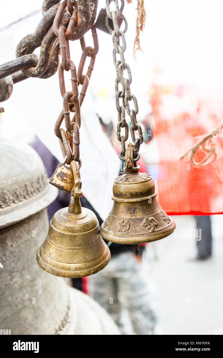 Bells in a Bunch Stock Photo - Alamy