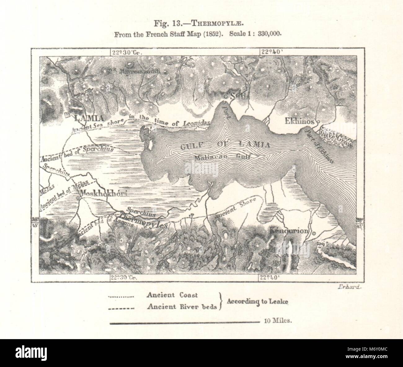 Map Of Thermopylae