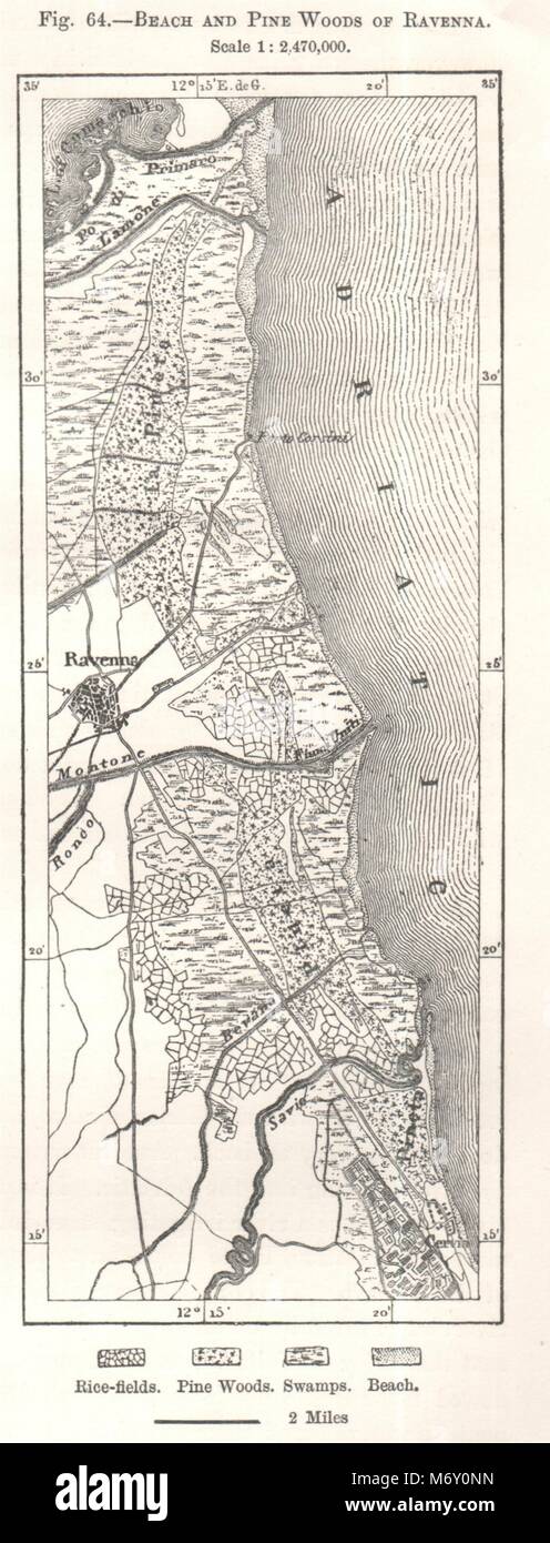 Ravenna map hi-res stock photography and images - Alamy