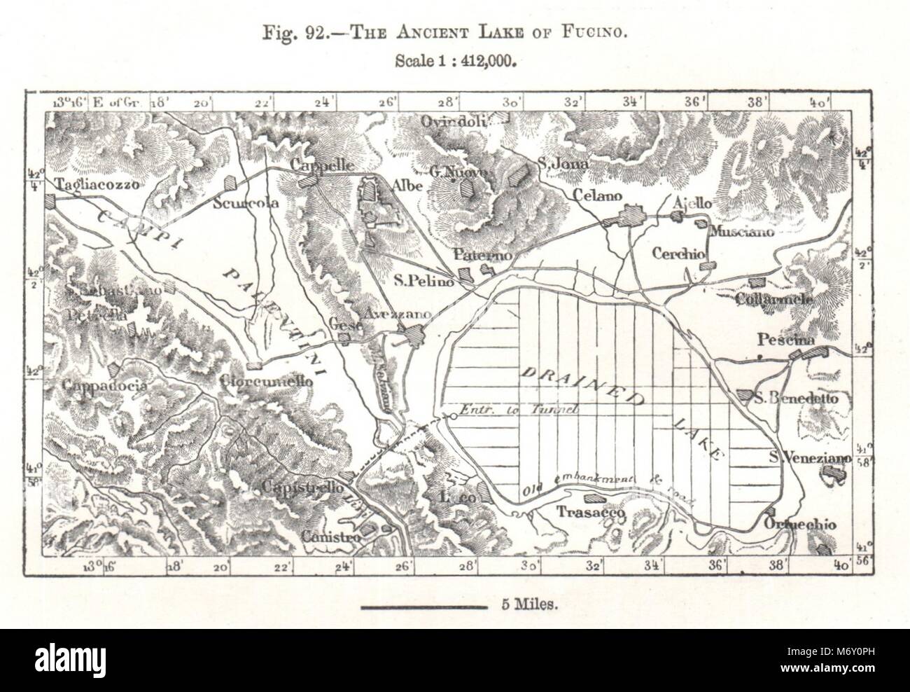 Fucine lake hi-res stock photography and images - Alamy