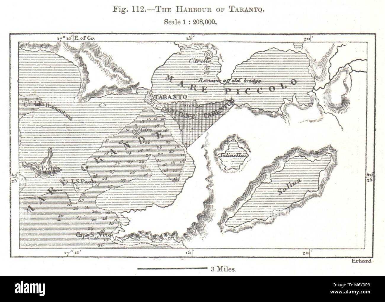 Taranto italy map hi-res stock photography and images - Alamy