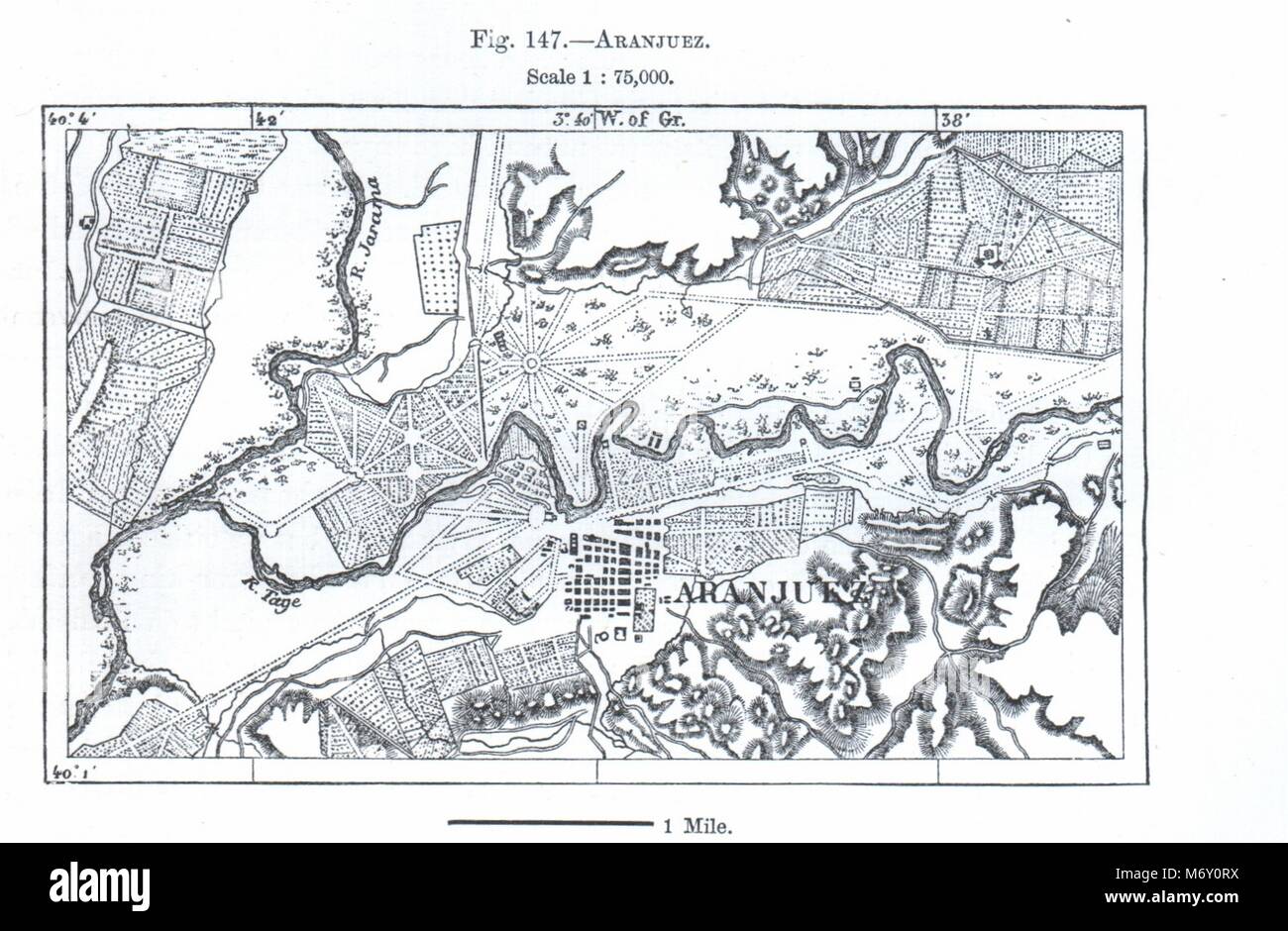 Map of aranjuez hi-res stock photography and images - Alamy