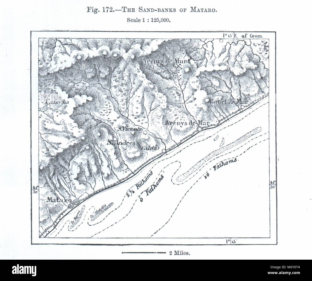 Mataro map hi-res stock photography and images - Alamy