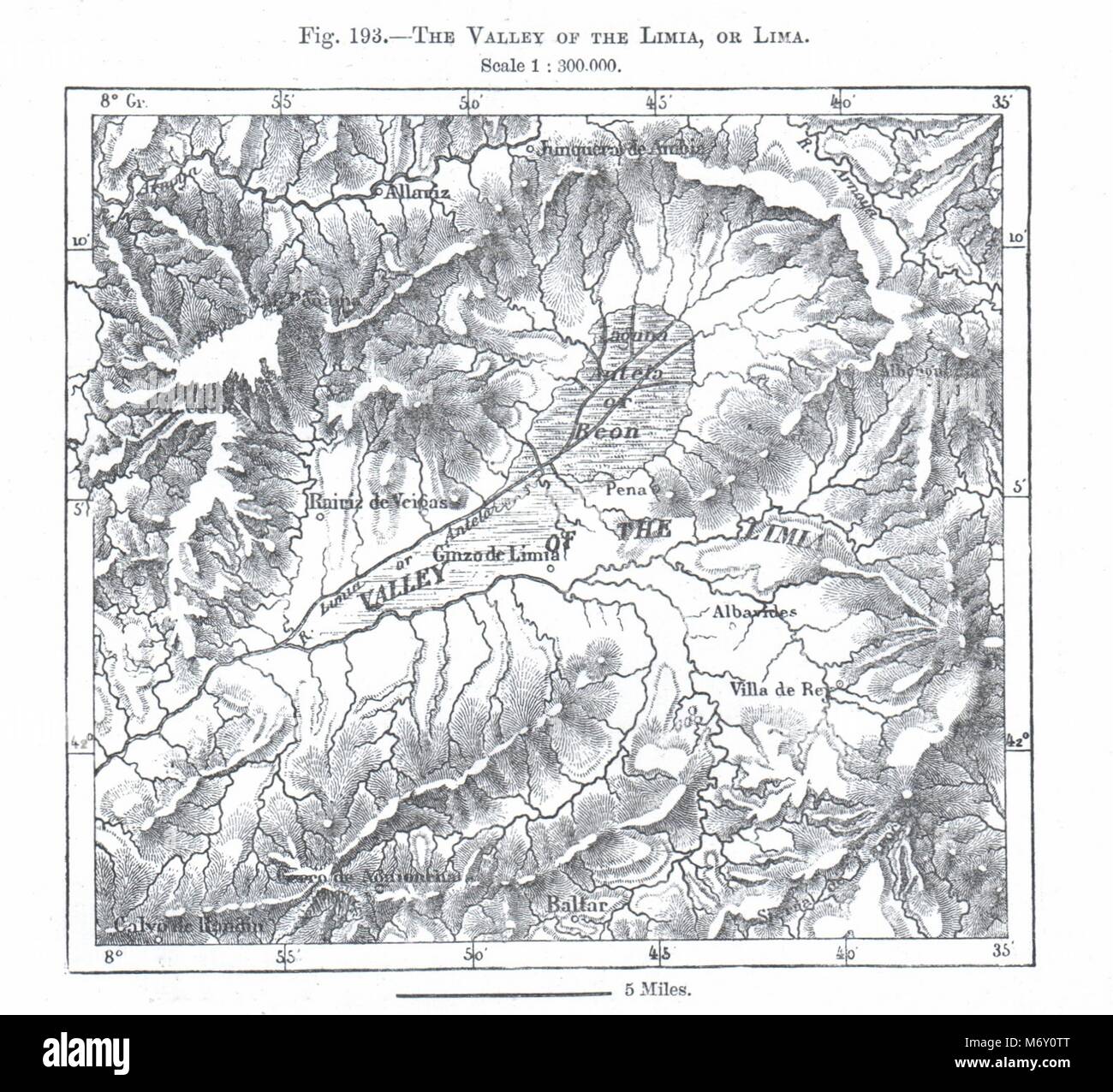 Old map of lima hi-res stock photography and images - Alamy