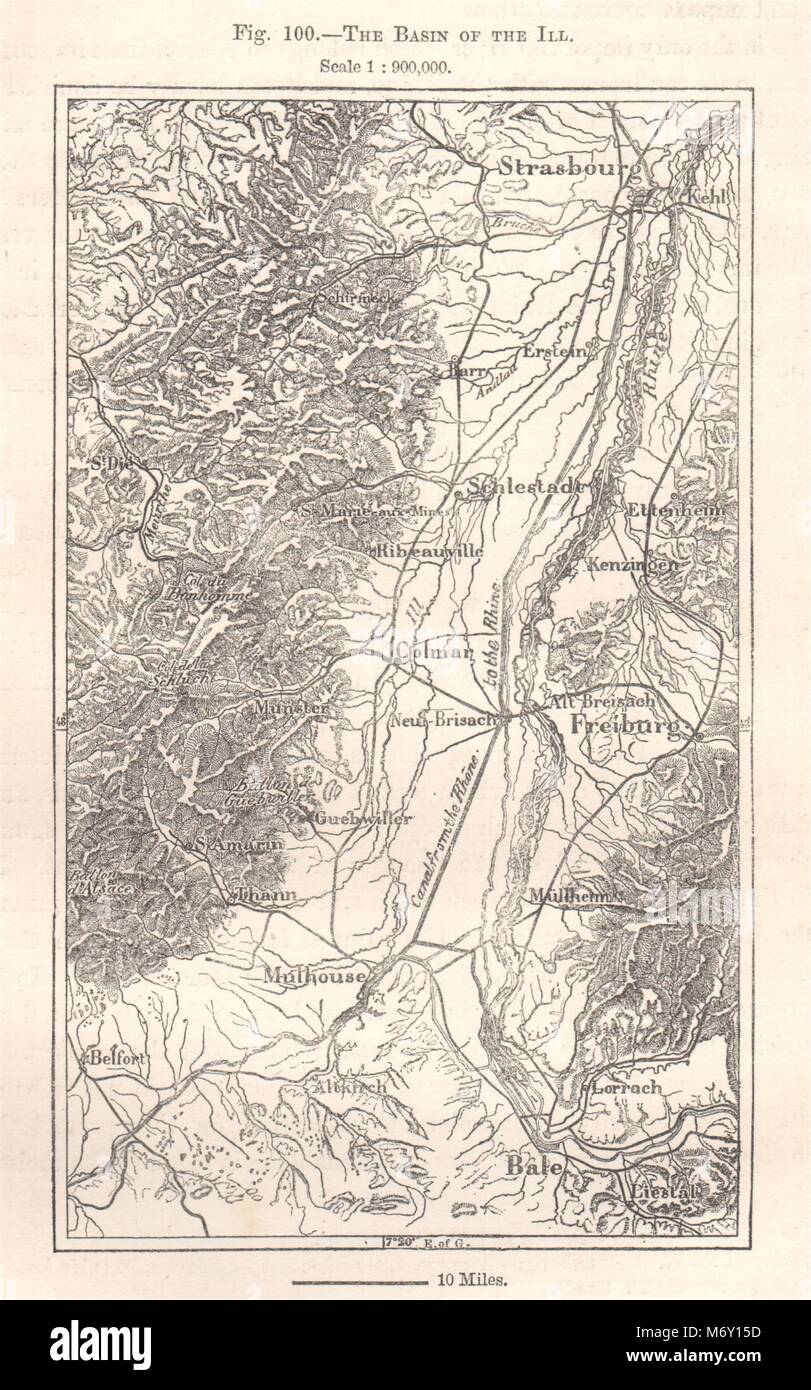 Map of basel hi-res stock photography and images - Alamy