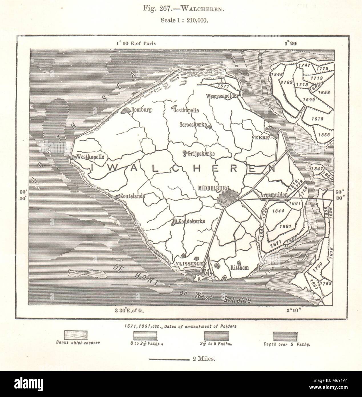 Map of walcheren hi-res stock photography and images - Alamy