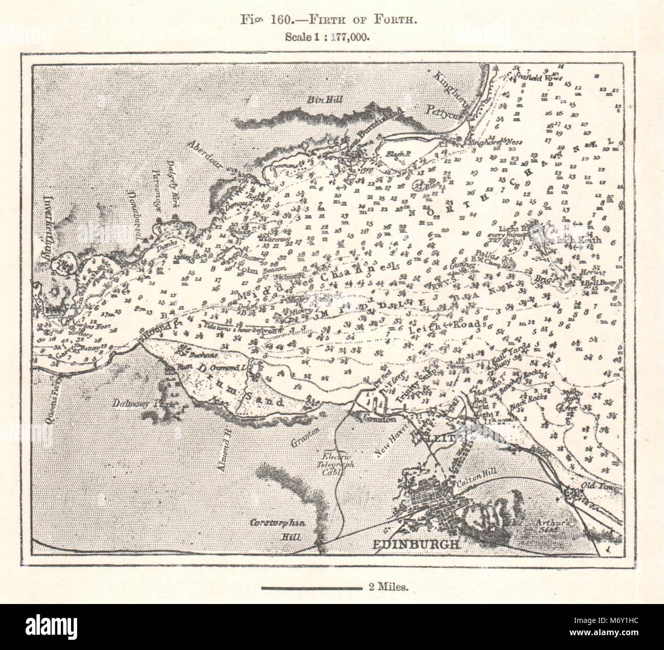 Firth of forth map hi-res stock photography and images - Alamy