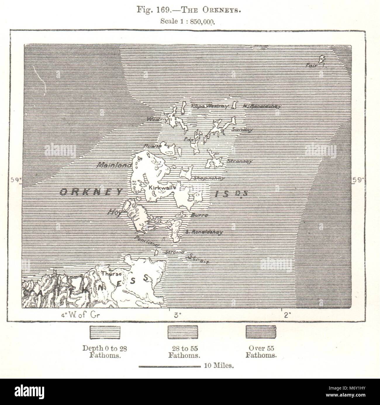 Orkney islands scotland map hi-res stock photography and images - Alamy