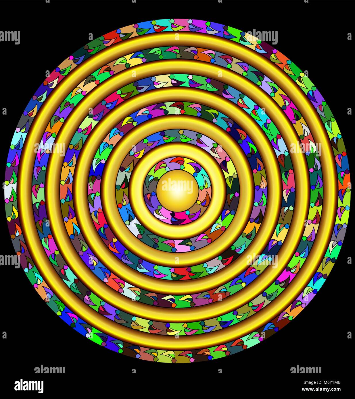 abstract colored circle Stock Vector Image & Art - Alamy