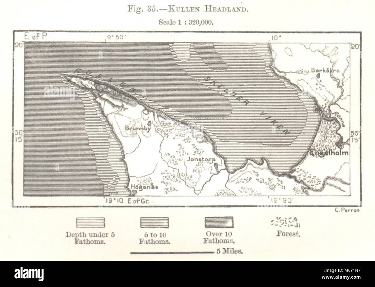 Map of headland hi-res stock photography and images - Alamy