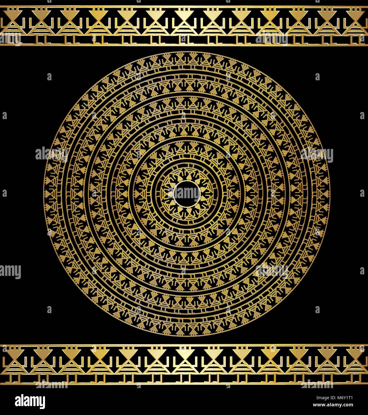 Illustration golden blue lines Stock Vector Images - Alamy