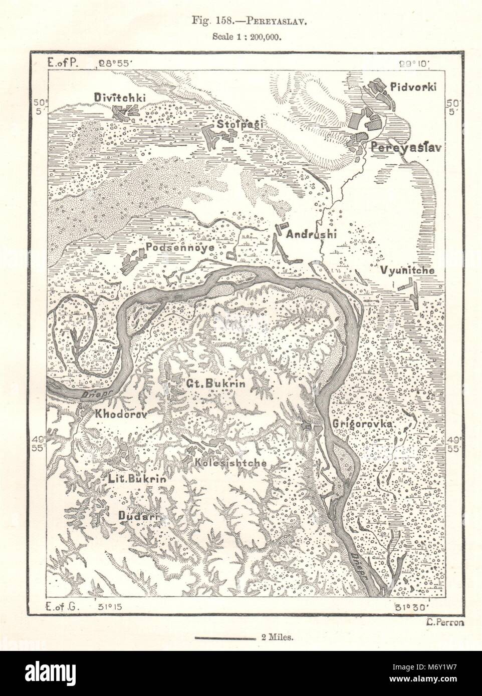 Dnieper map old hi-res stock photography and images - Alamy
