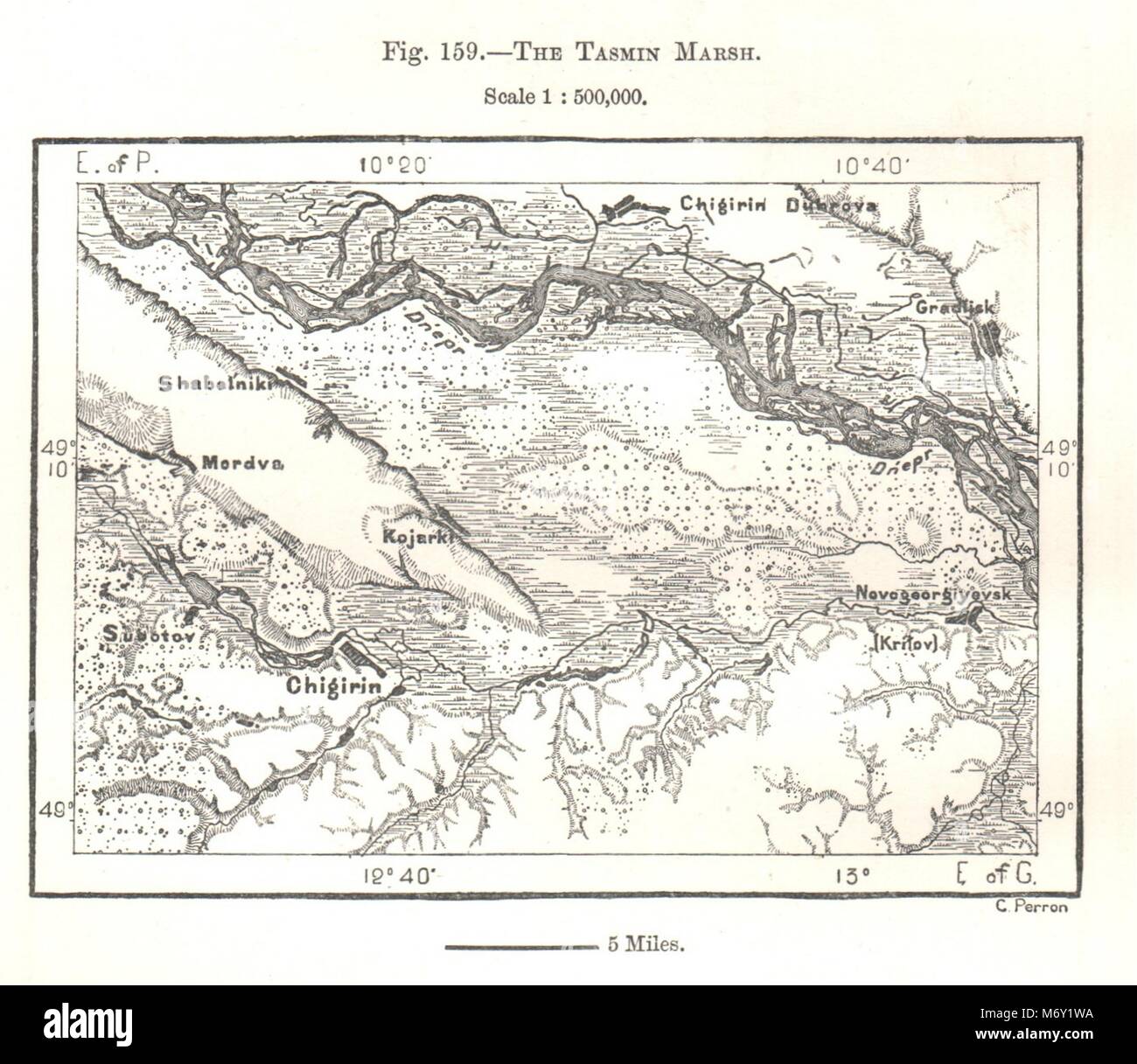 Dnieper map old hi-res stock photography and images - Alamy