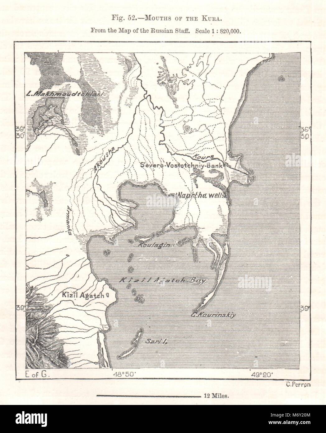 Old map of azerbaijan hi-res stock photography and images - Alamy