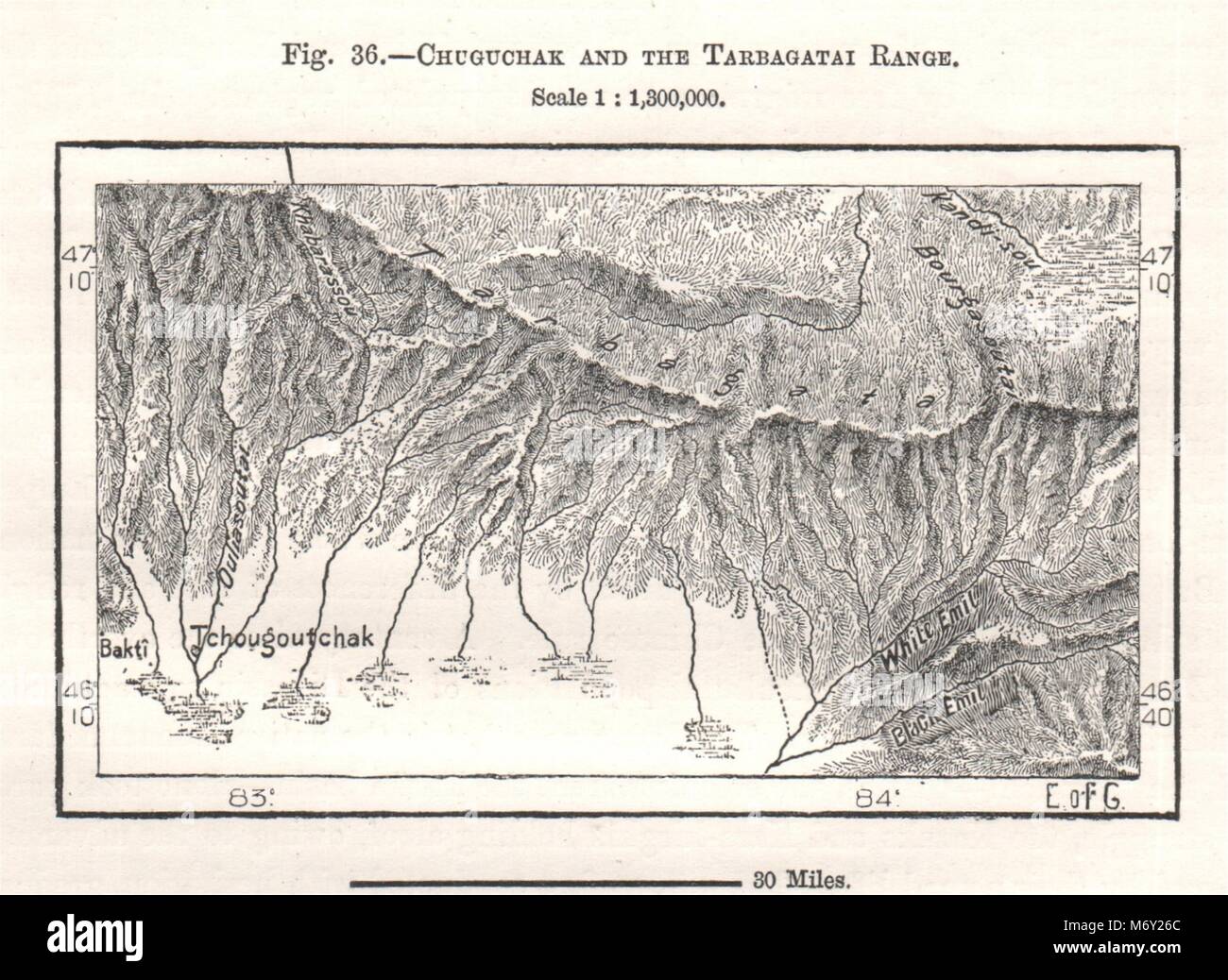 Map of tacheng hi-res stock photography and images - Alamy
