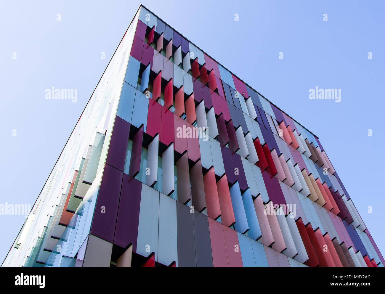 Milan yellow building hi-res stock photography and images - Alamy