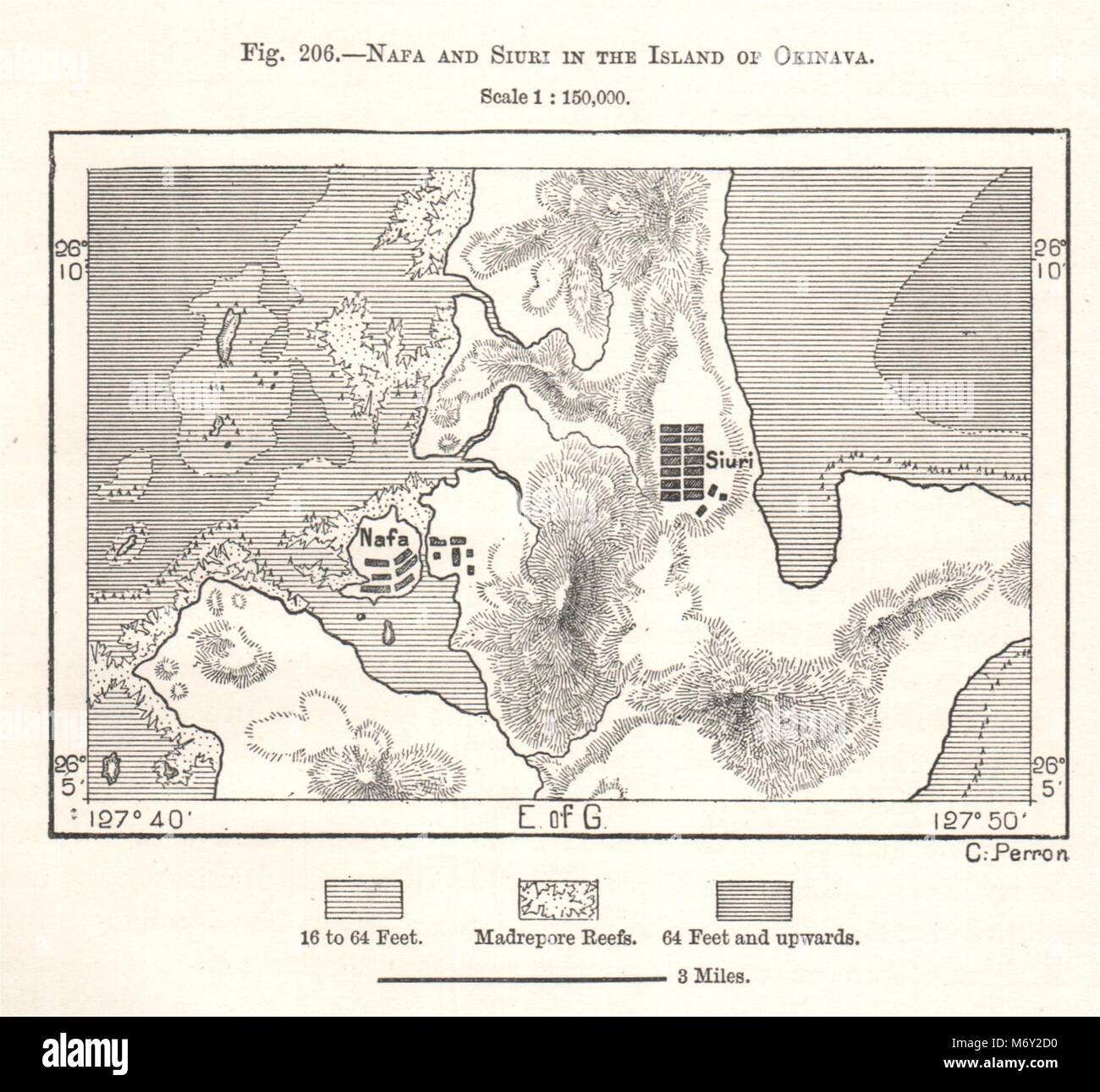 Map of okinawa hi-res stock photography and images - Alamy